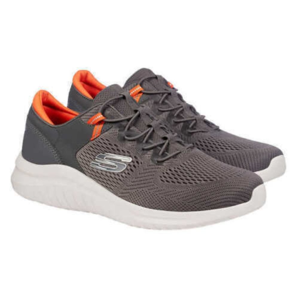 Skechers Men's Ultra Flex 2.0 Kerlem Shoes Gray/Orang… - Gem